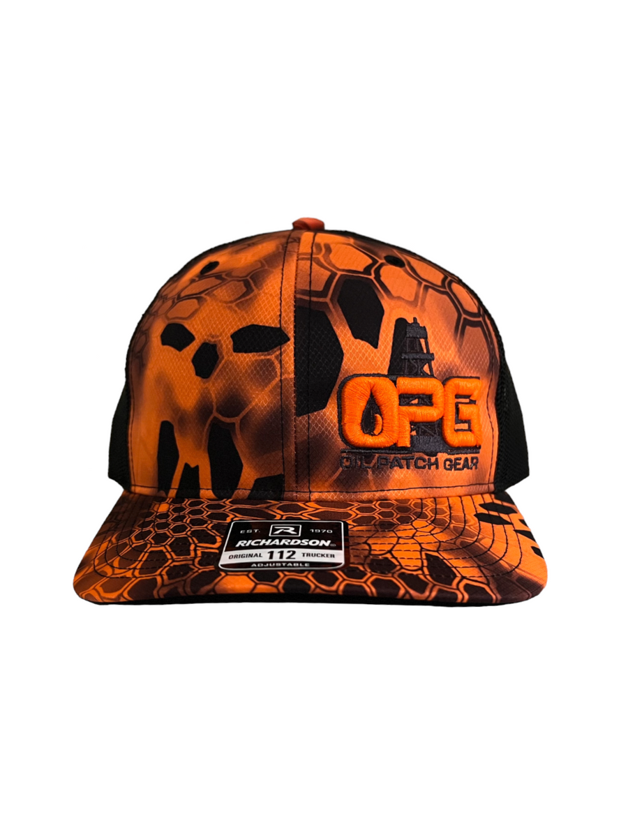 2023 OPG LOGO CAMOUFLAGE/CRYPTO CAPS – Oil Patch Gear Tx.