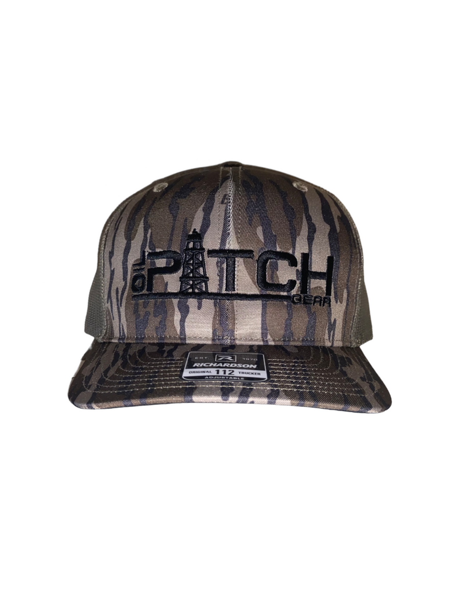 OPG CAP LG1 - OLIVE CAMO CAP OLIVE MESH WITH BLACK LOGO – Oil Patch ...